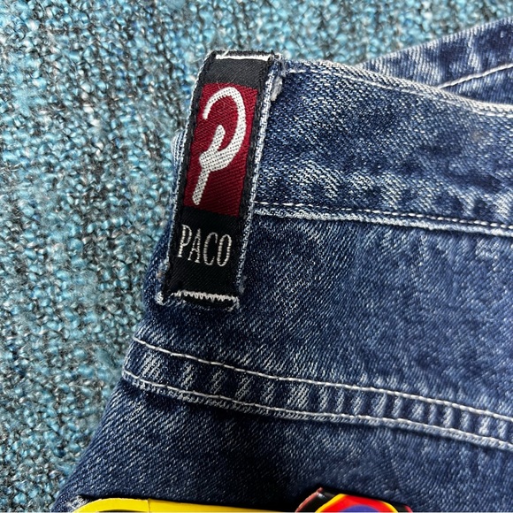 Paco | Bottoms | Vintage 9s Paco Baggy Side Zipper Streetwear Jeans In ...